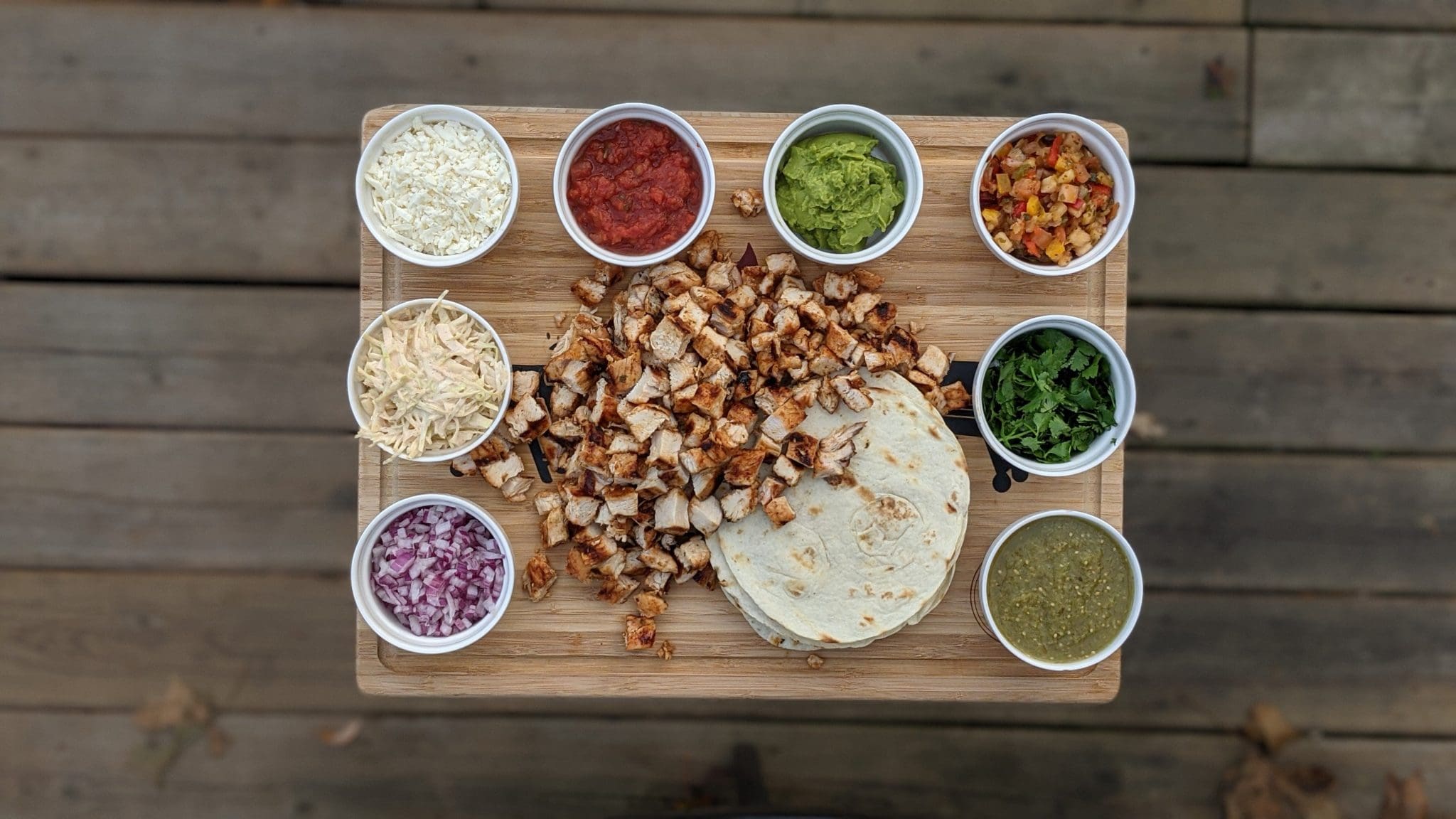 Family-Style Grilled Chicken Taco Bar | Nutrafarms Inc.